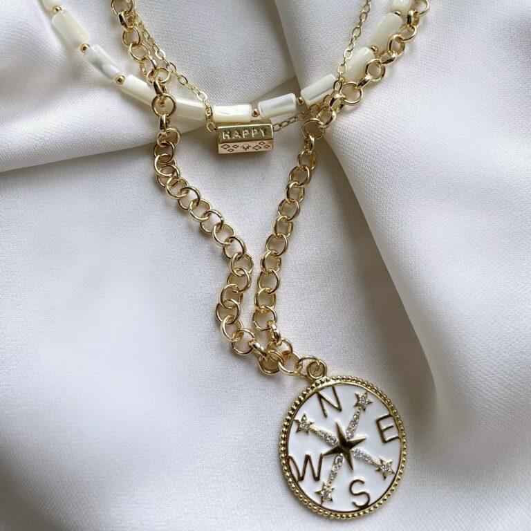 Комплект серьги и браслет с черно-белыми стразами Virossa Jewelry